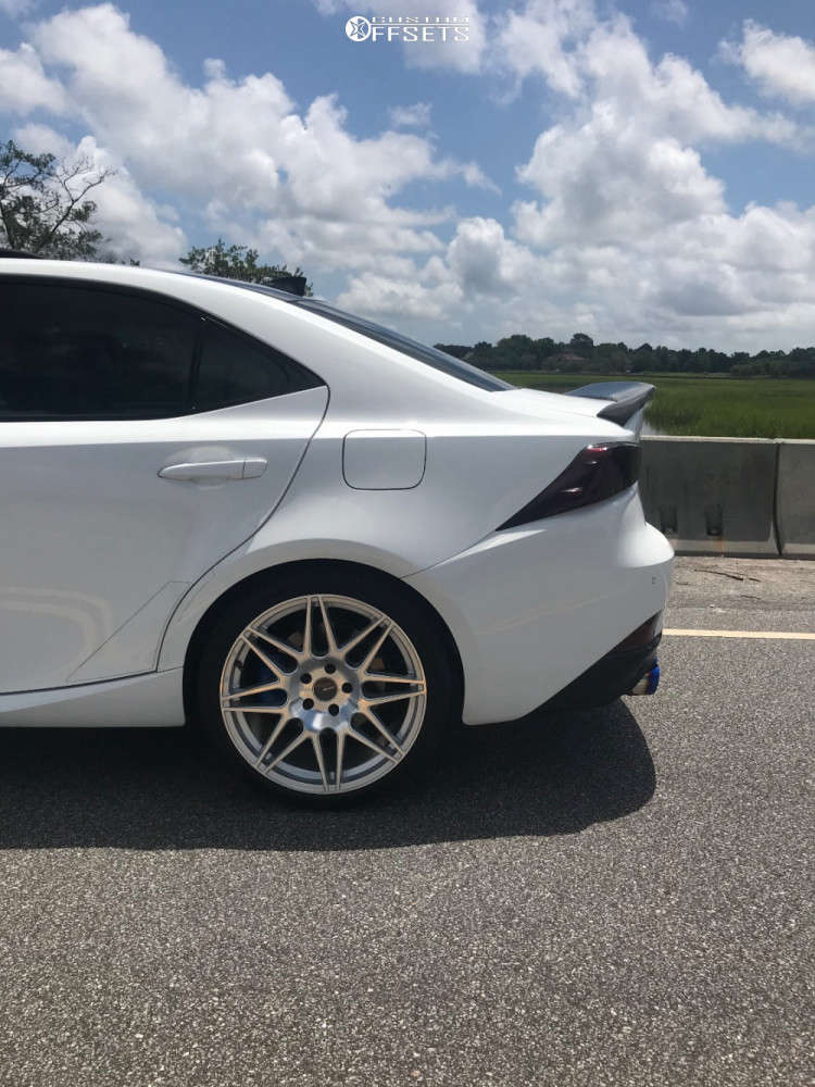 2019 Lexus IS300 Wheel Offset Flush Stock | 1209348 | Custom Offsets