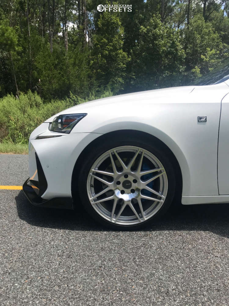 2019 Lexus IS300 Wheel Offset Flush Stock | 1209348 | Custom Offsets