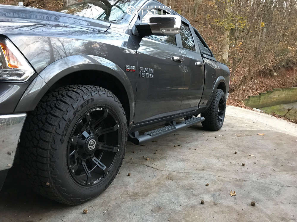 2018 Ram 1500 with 20x10 -24 Anthem Off-Road Defender and 33/12.5R20 ...