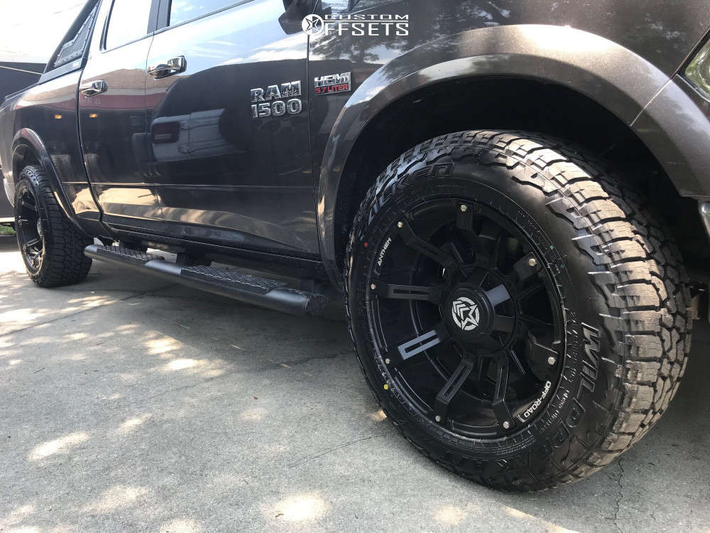 2018 Ram 1500 with 20x10 -24 Anthem Off-Road Defender and 33/12.5R20 ...