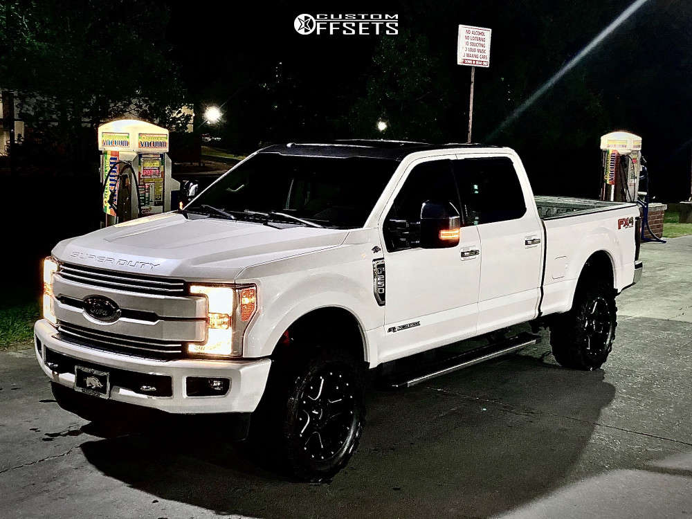 2017 Ford F-250 Super Duty with 20x10 -24 Anthem Off-Road Enforcer and ...