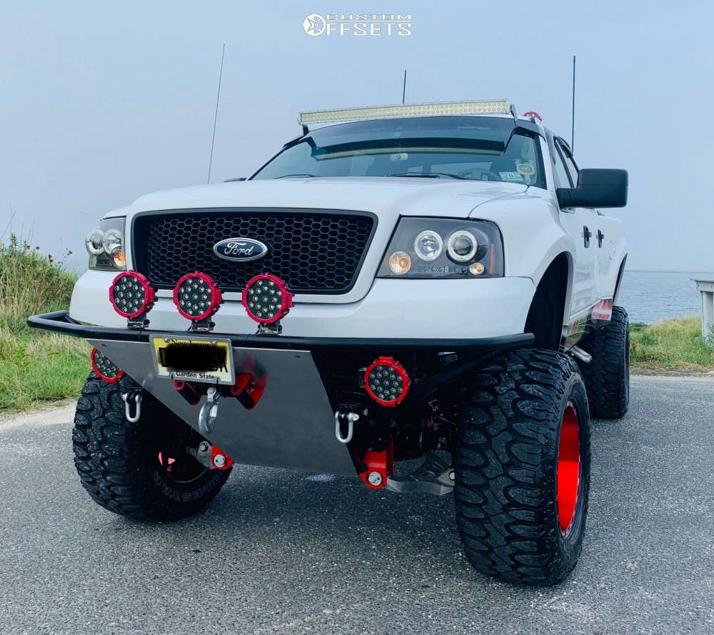 2004 Ford F-150 with 20x12 -44 TIS 544RM and 38/15.5R20 Milestar ...