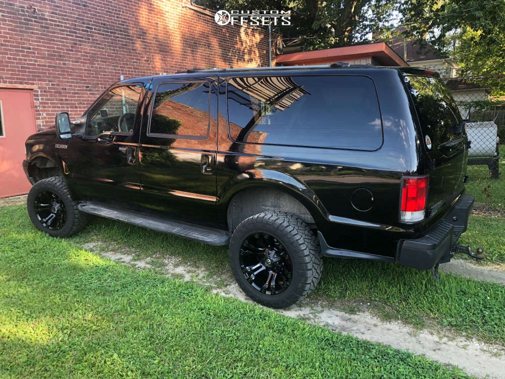 2000 Ford Excursion with 20x10 -18 Fuel Vapor and 33/12.5R20 Nitto ...