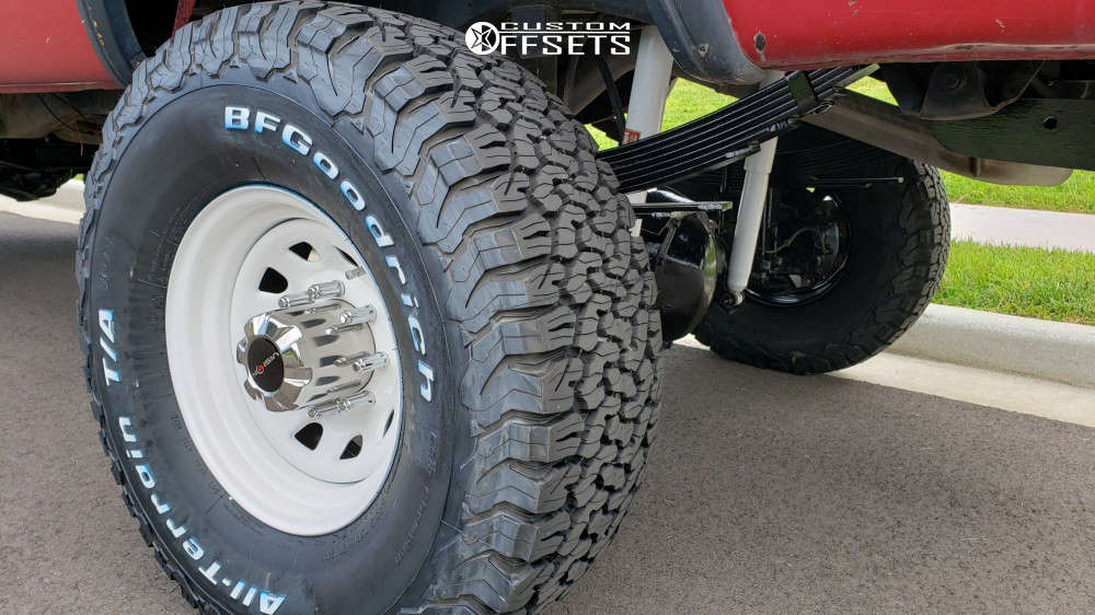 1993 Dodge W250 with 16x8 -6 Vision D Window and 315/75R16 BFGoodrich ...