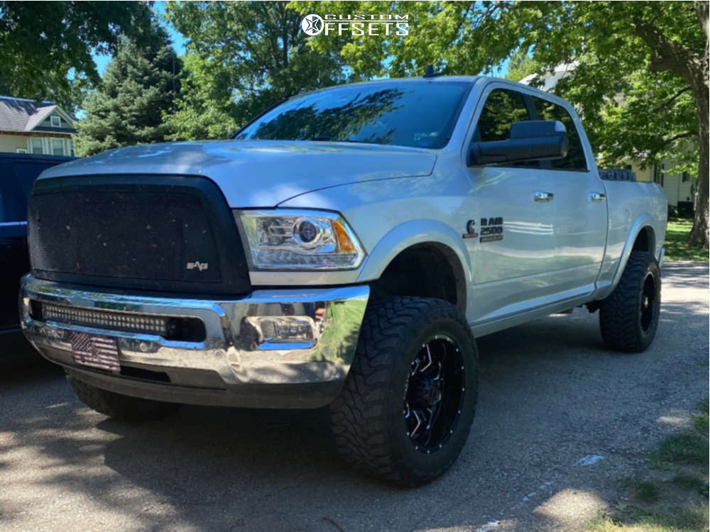 2016 Ram 2500 with 20x10 -24 Wicked Offroad W909 and 35/12.5R20 ...