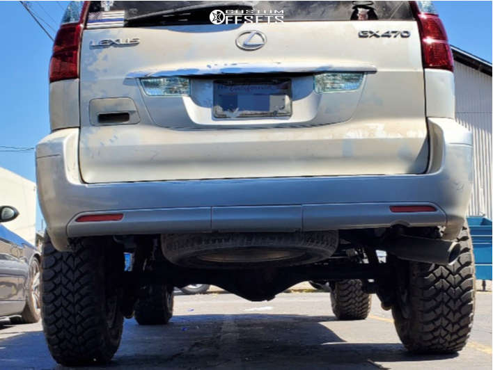 2003 Lexus GX470 with 17x8.5 0 Method Mr305 and 285/70R17 Hankook ...