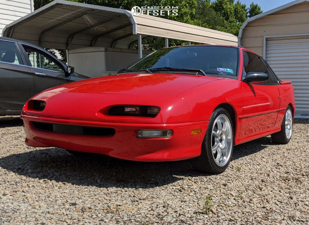 1993 Geo Storm with 16x7 38 Enkei Gt7 and 195/45R16 Federal SS595 and ...
