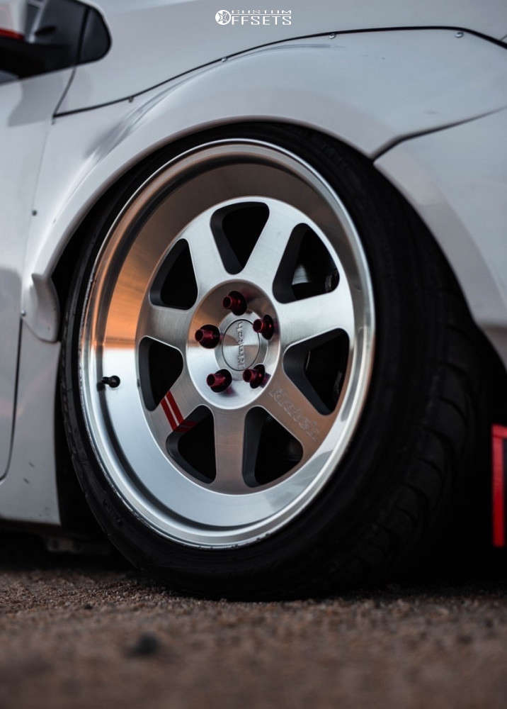 2019 Toyota Corolla with 17x11 35 Klutch Sl2 and 225/40R17 Goodyear ...