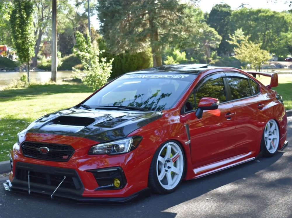 Suburu Wrx White Rims