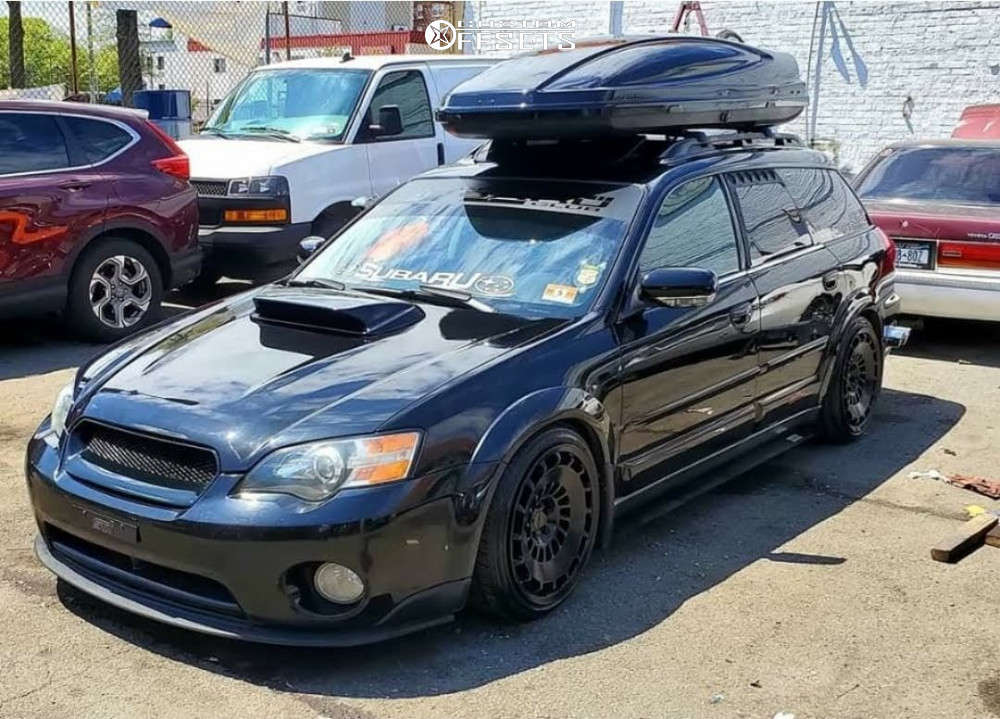 2005 Subaru Outback with 18x10.5 12 Kansei Tandem and 245/40R18 Federal ...