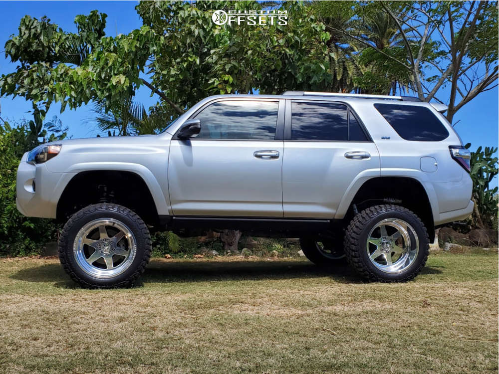 2019 Toyota 4Runner with 20x12 -44 American Force Decoy SS and 33/12 ...