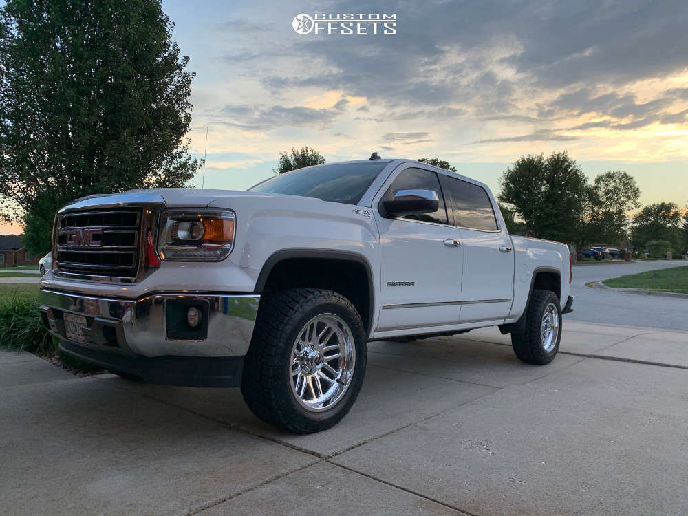 2014 GMC Sierra 1500 with 20x10 -19 Fuel Ignite and 285/55R20 Nitto ...