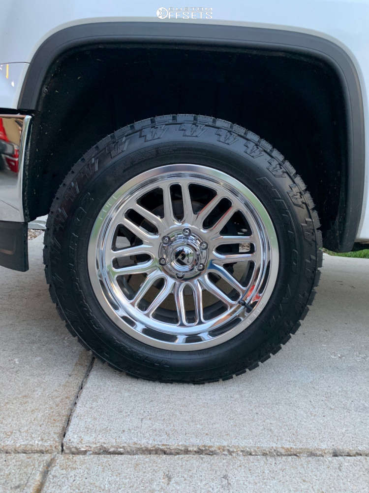 2014 GMC Sierra 1500 with 20x10 -19 Fuel Ignite and 285/55R20 Nitto ...