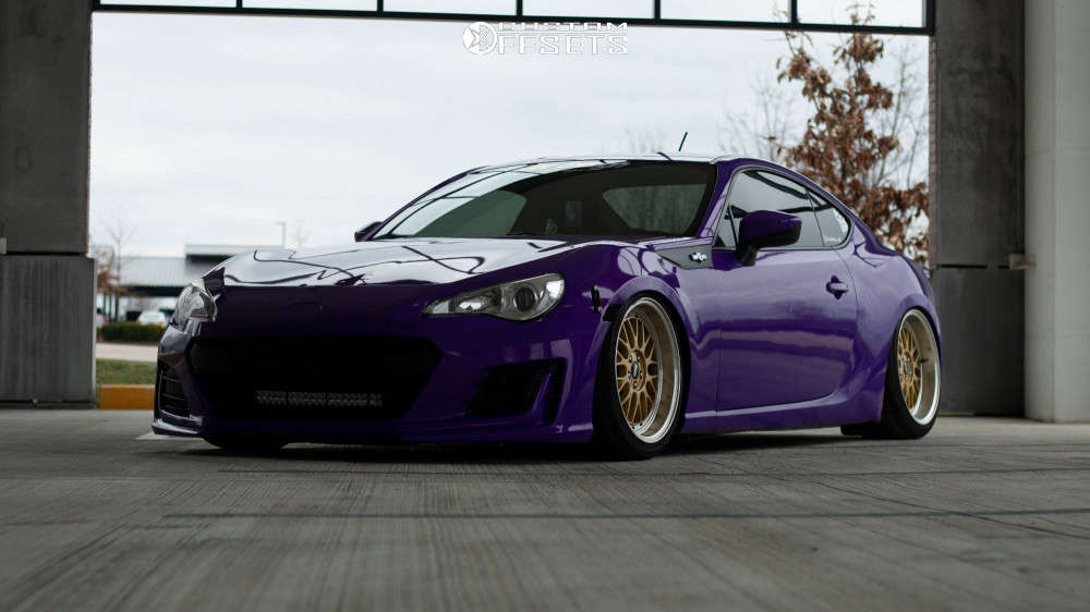 2013 Scion FR-S Wheel Offset Tucked Air Suspension | 1216150 | Custom ...