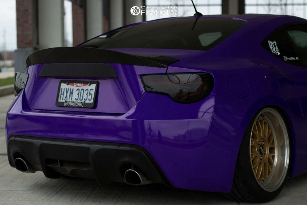 2013 Scion FR-S Wheel Offset Tucked Air Suspension | 1216150 | Custom ...