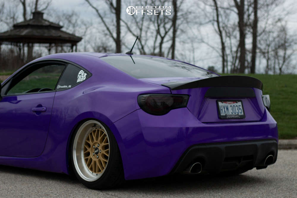 2013 Scion FR-S Wheel Offset Tucked Air Suspension | 1216150 | Custom ...