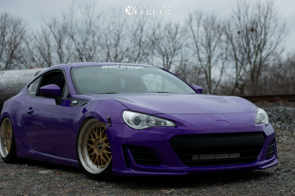 2013 Scion FR-S Wheel Offset Tucked Air Suspension | 1216150 | Custom ...