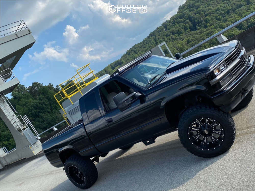 1995 Chevrolet K1500 with 20x12 -44 Cali Offroad American and 35/12 ...