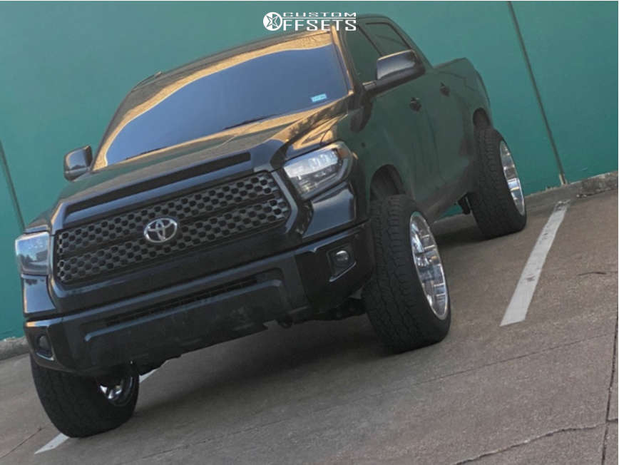 2016 Toyota Tundra with 22x12 -51 Raceline Stamina RF104P and 305/45R22 ...