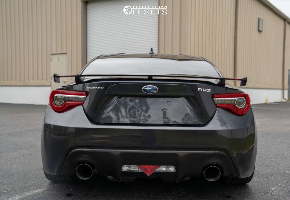 2017 Subaru BRZ with 18x8.5 38 Enkei Raijin and 255/35R18 Continental ...