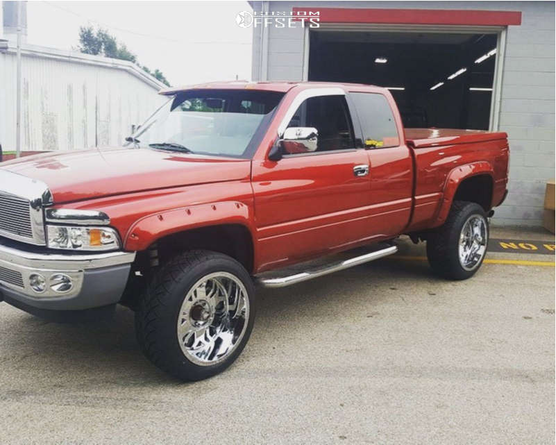 1996 Dodge Ram 1500 with 22x12 -44 RBP 87R and 305/50R22 Nitto Nt420v ...