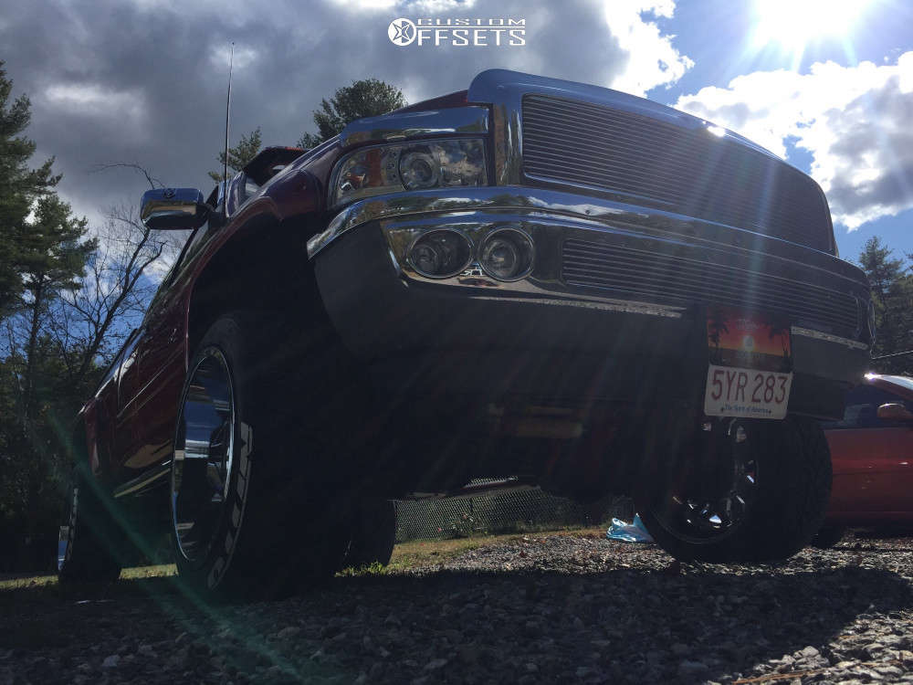 1996 Dodge Ram 1500 with 22x12 -44 RBP 87R and 305/50R22 Nitto Nt420v ...