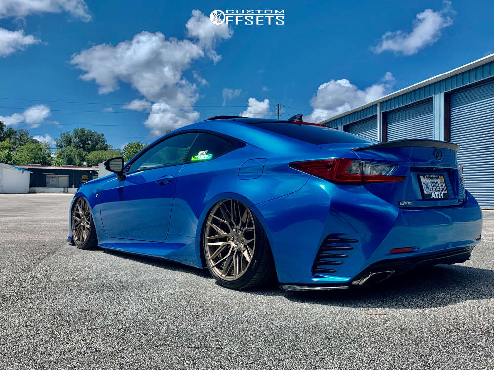 2015 Lexus RC350 with 20x9 27 Niche M191 and 235/45R20 Atrezzo Sva1 and ...