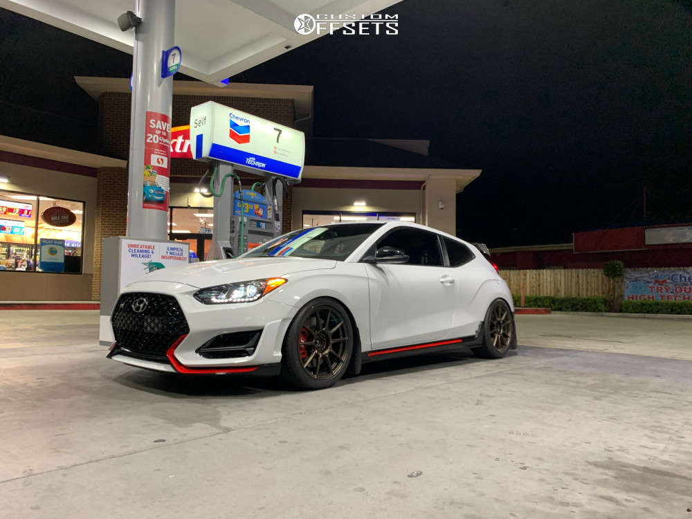 2020 Hyundai Veloster N with 18x8.5 44 SSR Gtx01 and 245/45R18 Falken ...