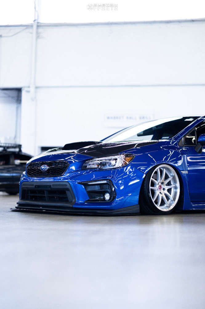 2019 Subaru WRX with 18x9.5 22 Aodhan DS02 and 225/35R18 Nankang NS-20 ...