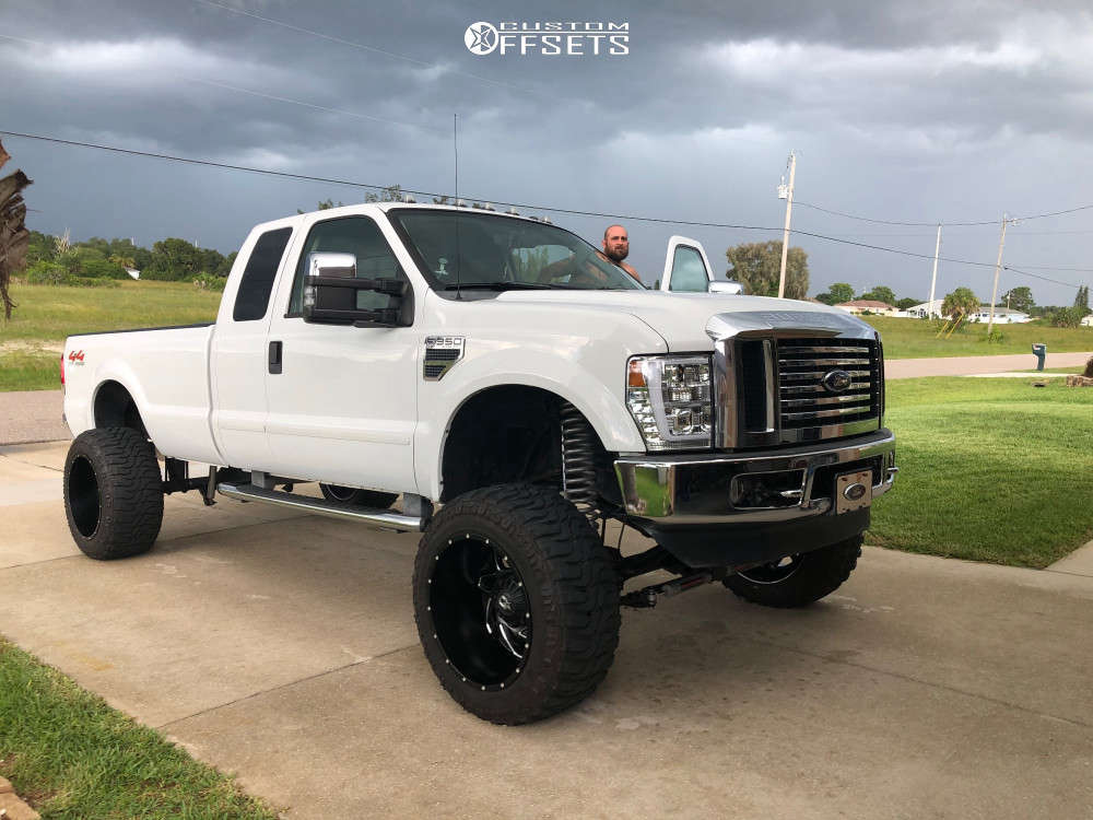 2008 Ford F-350 Super Duty with 22x14 -76 Dropstars 652bm and 37/13 ...