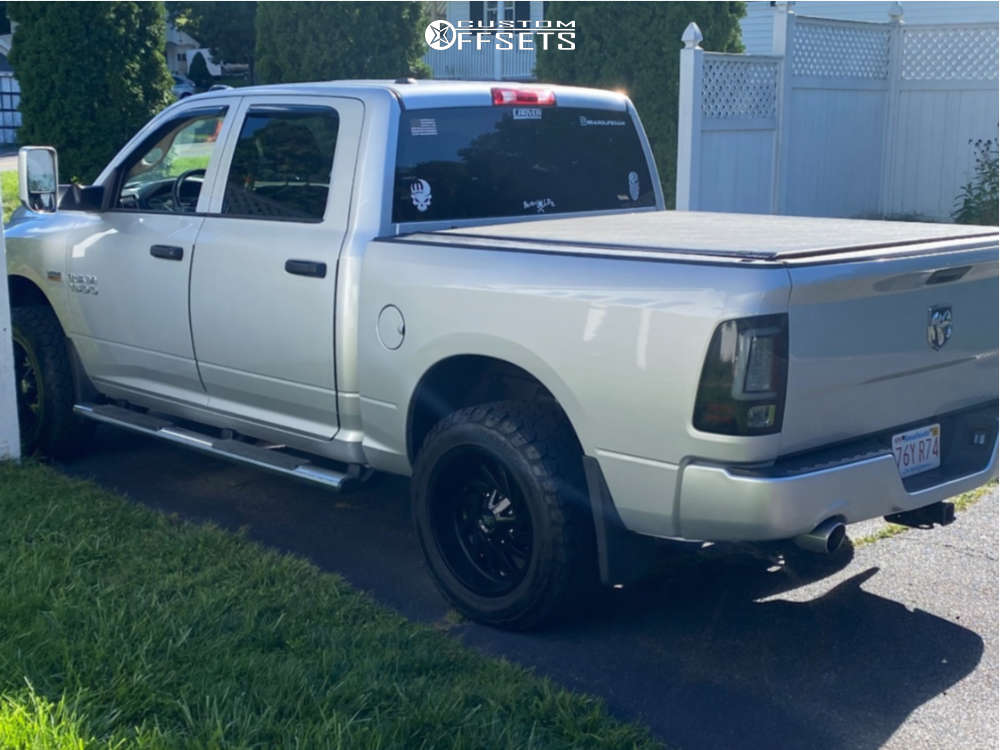 2015 Ram 1500 with 20x10 -19 Hardrock Crusher and 33/12.5R20 General ...