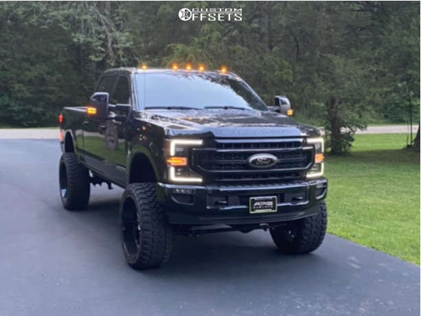2020 Ford F-250 Super Duty with 26x12 -44 Hardcore Offroad Hc17 and 37/ ...