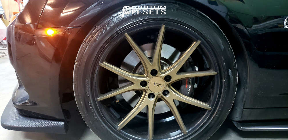 2014 Chevrolet Camaro with 20x9 22 Azad AZ36 and 245/45R20 Yokohama ...