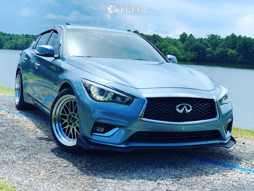 2018 INFINITI Q50 with 19x9.5 35 JNC JNC005 and 245/40R19 Achilles Atr ...