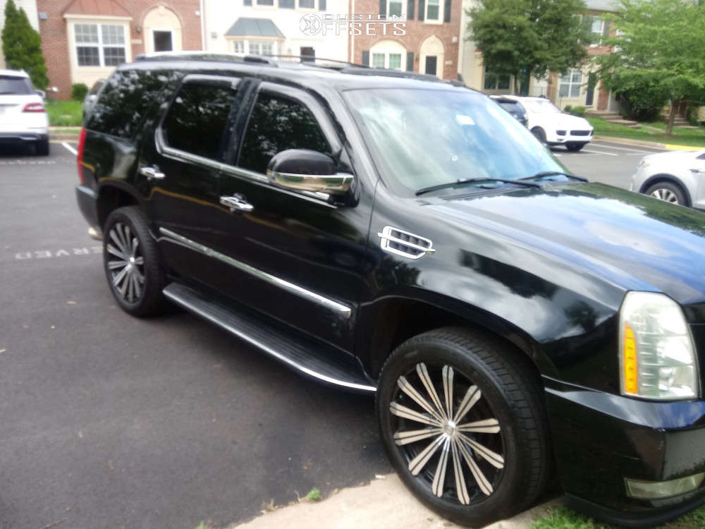 2008 Cadillac Escalade with 18x12 -3 4Play Ca15b and 33/12.5R18 Pit ...