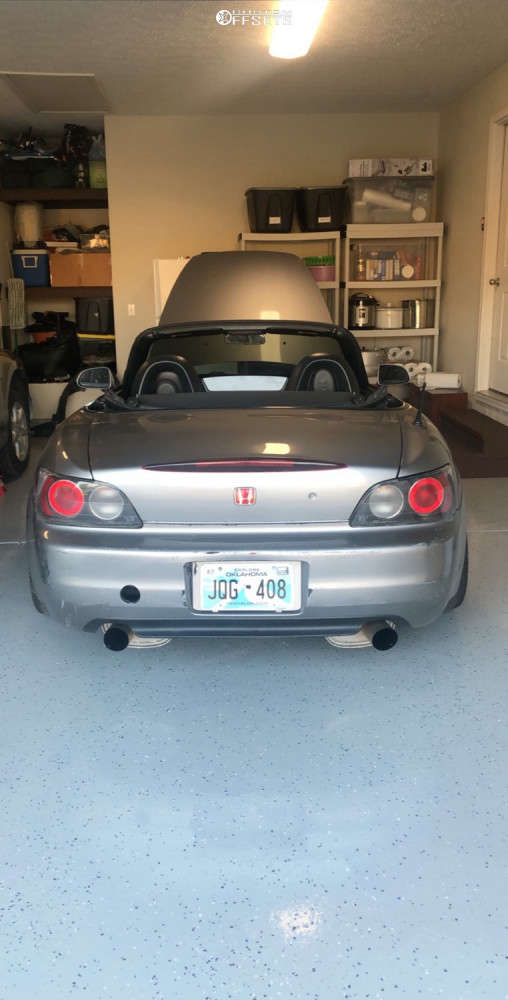 2001 Honda S2000 with 17x7.5 45 Advan Racing RGII and 245/45R17 ...