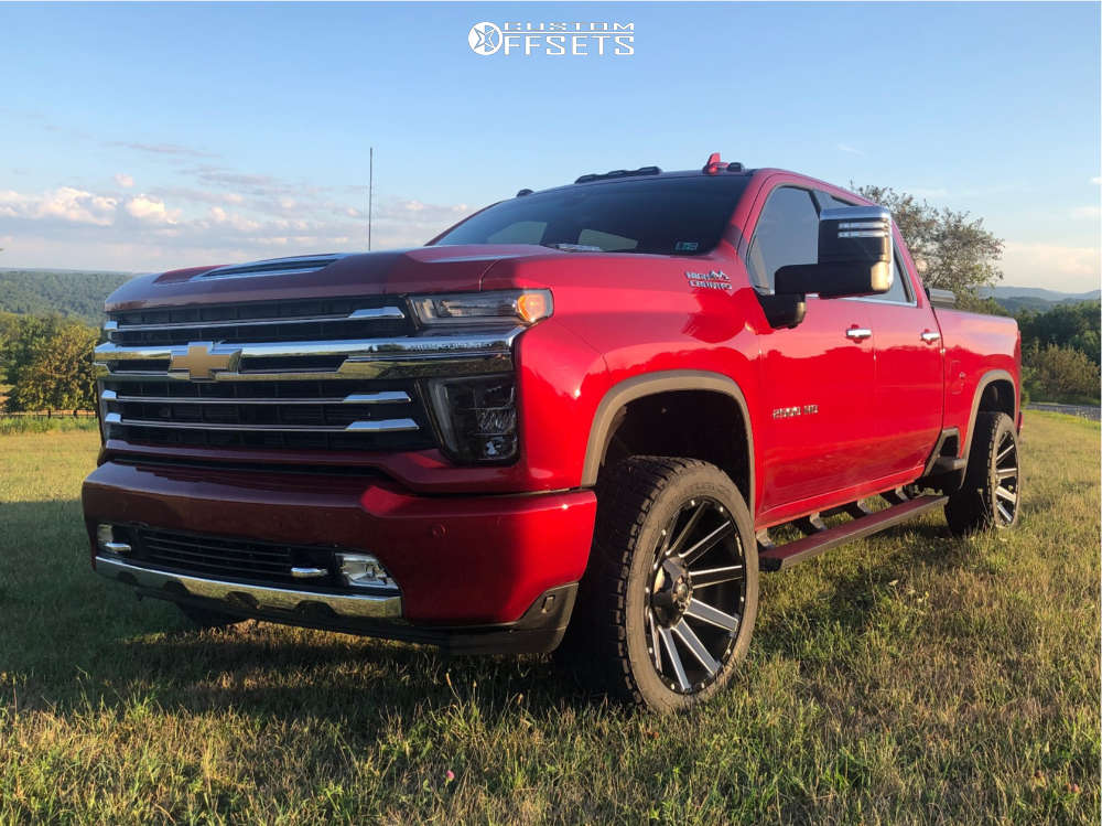 2020 Chevrolet Silverado 2500 HD with 22x10 -18 Fuel Contra and 33/12 ...