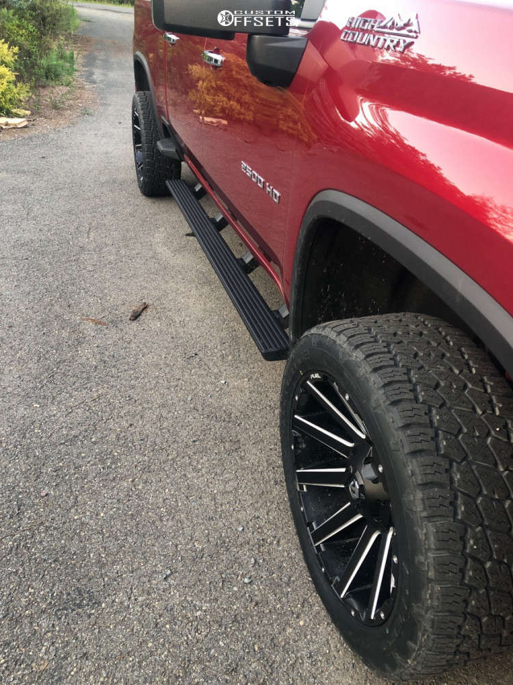 2020 Chevrolet Silverado 2500 HD with 22x10 -18 Fuel Contra and 33/12 ...