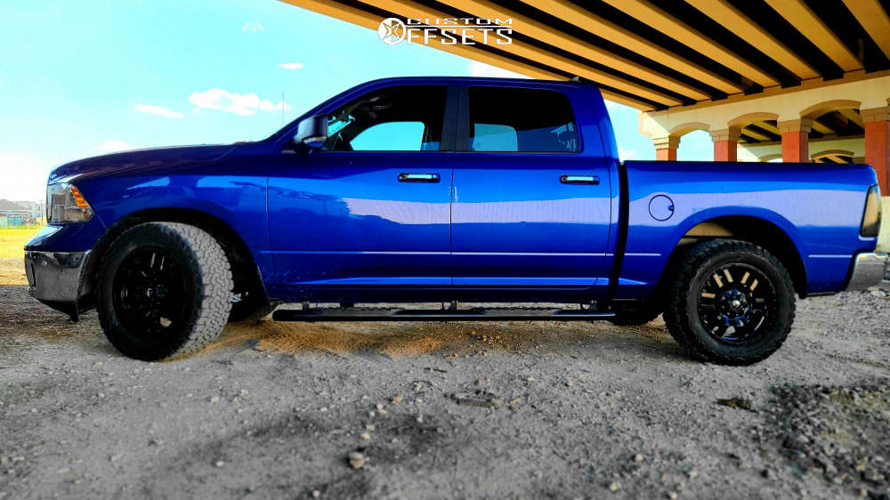 2017 Ram 1500 with 20x10 -18 Fuel Sledge and 305/55R20 BFGoodrich All ...