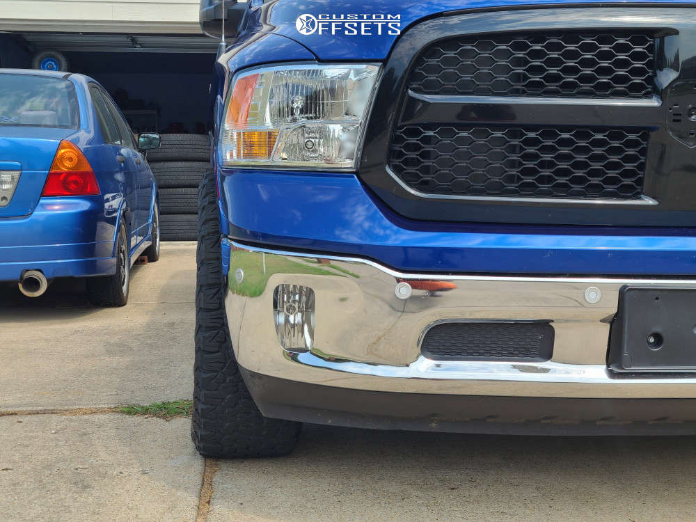 2017 Ram 1500 with 20x10 -18 Fuel Sledge and 305/55R20 BFGoodrich All ...