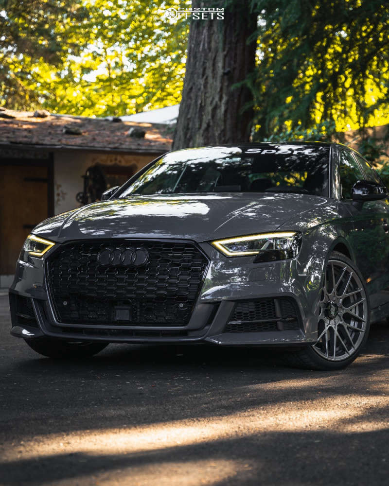 2017 Audi S3 with 19x8.5 35 Rotiform Rse and 235/35R19 Continental ...