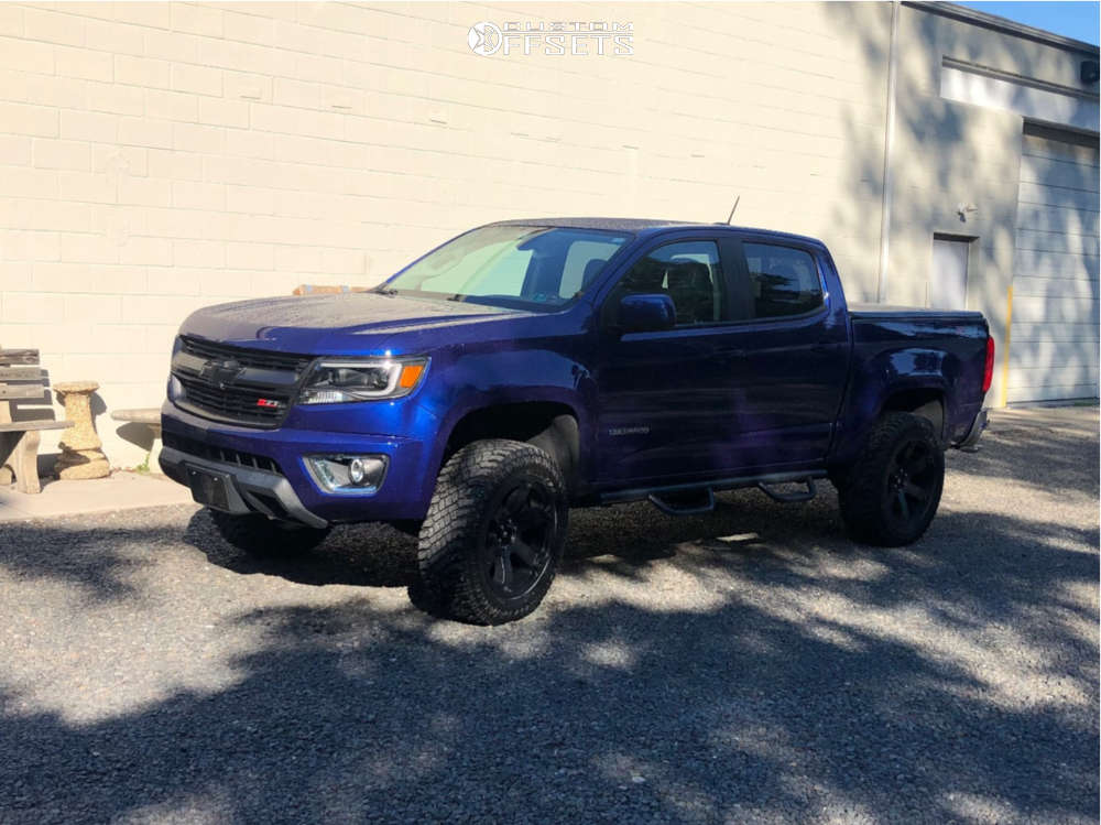 2016 Chevrolet Colorado with 20x9 1 Fuel Beast and 285/55R20 Atturo ...