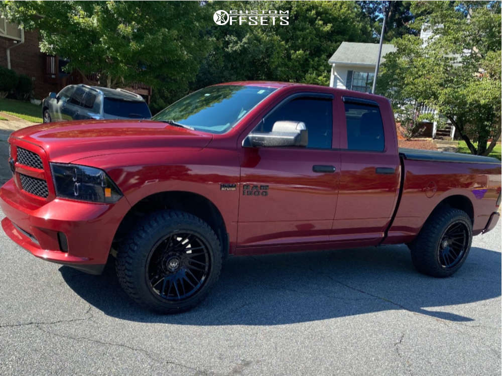 2014 Ram 1500 with 22x12 -44 Motiv Offroad Mutant and 33/12.5R22 Fury ...