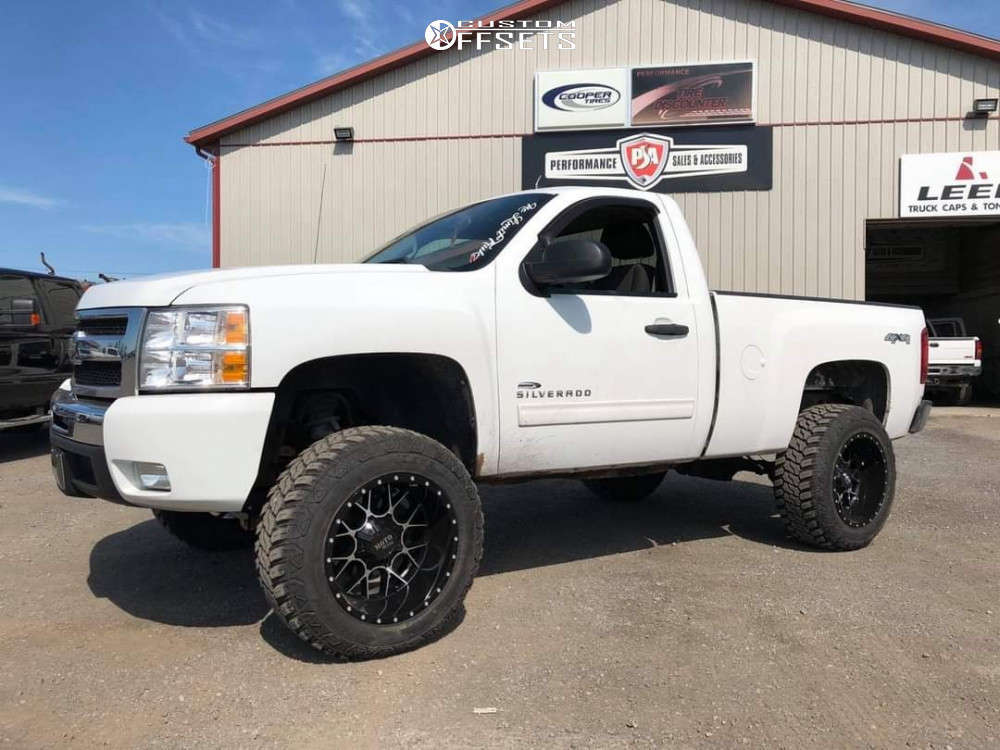 2011 Chevrolet Silverado 1500 with 20x12 -44 Moto Metal Mo986 and 35/12 ...