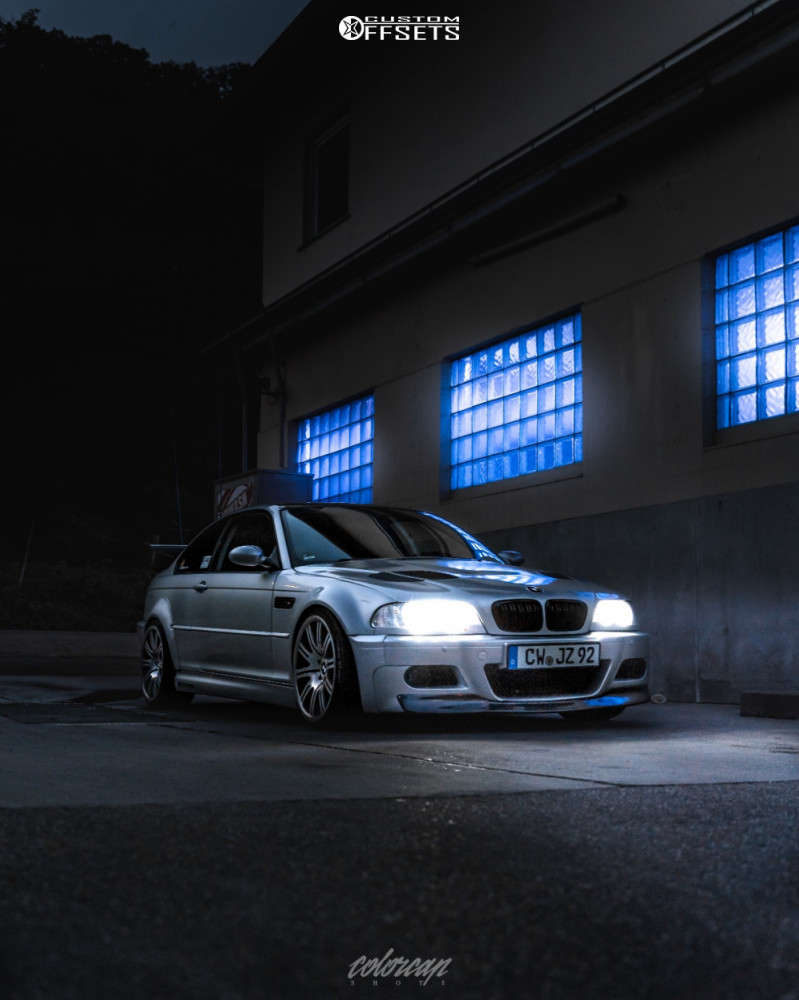 2001 BMW 330Ci with 19x9.5 27 OEM Wheels Style 67 and 225/35R19 Hankook ...