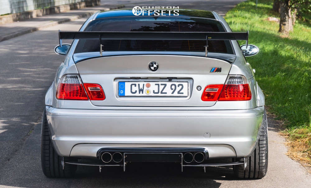 2001 BMW 330Ci with 19x9.5 27 OEM Wheels Style 67 and 225/35R19 Hankook ...