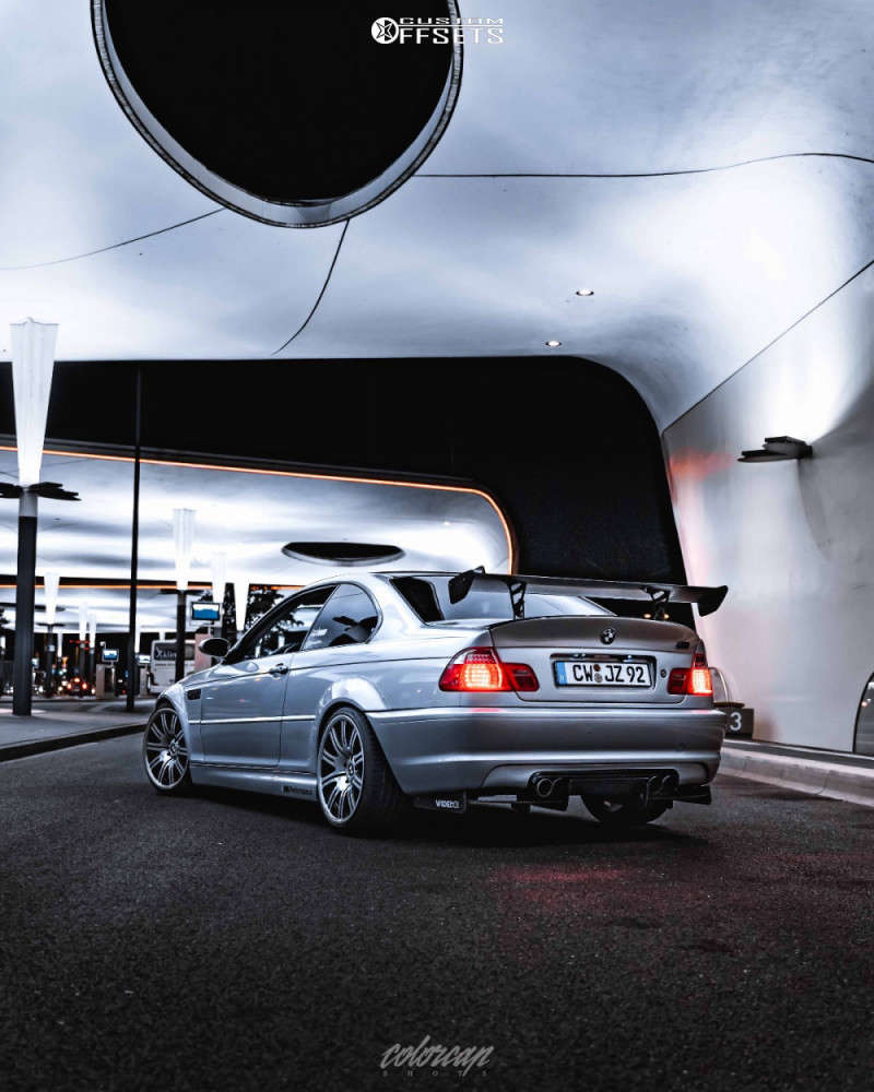 2001 BMW 330Ci with 19x9.5 27 OEM Wheels Style 67 and 225/35R19 Hankook ...