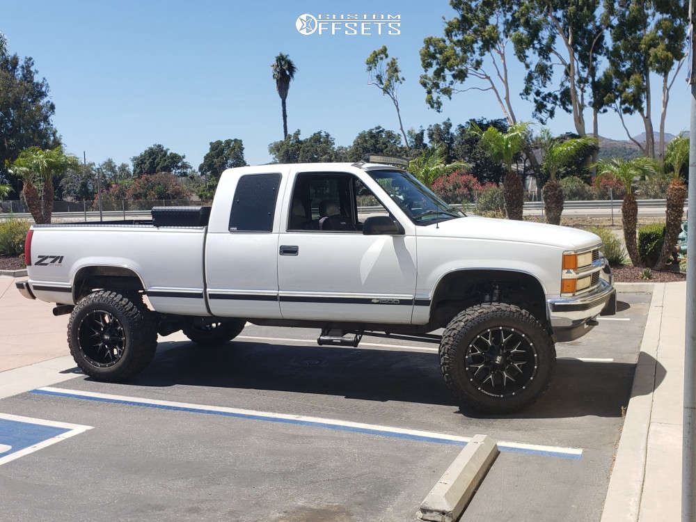 1996 Chevrolet C1500 with 20x12 -44 Hardrock Affliction and 35/12.5R20 ...