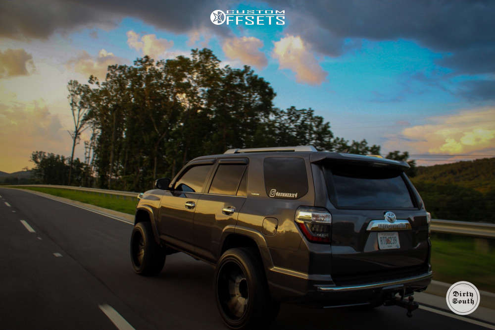 2015 Toyota 4Runner with 22x12 -44 XF Offroad Xf-222 and 33/12.5R22 ...