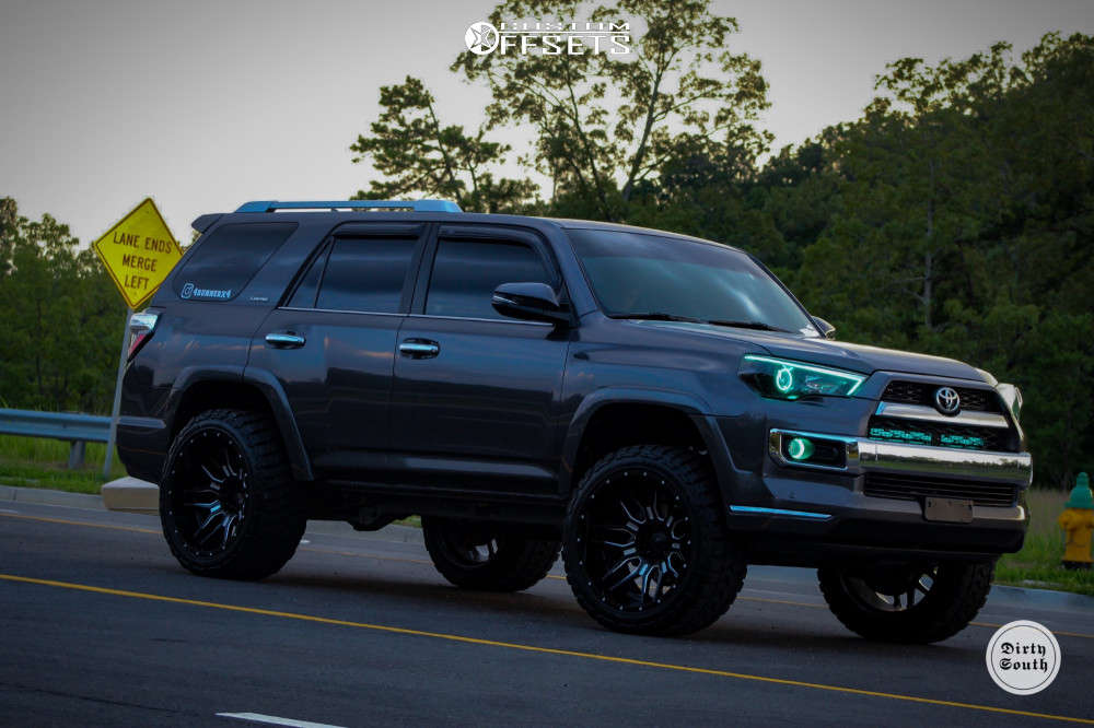 2015 Toyota 4Runner with 22x12 -44 XF Offroad Xf-222 and 33/12.5R22 ...